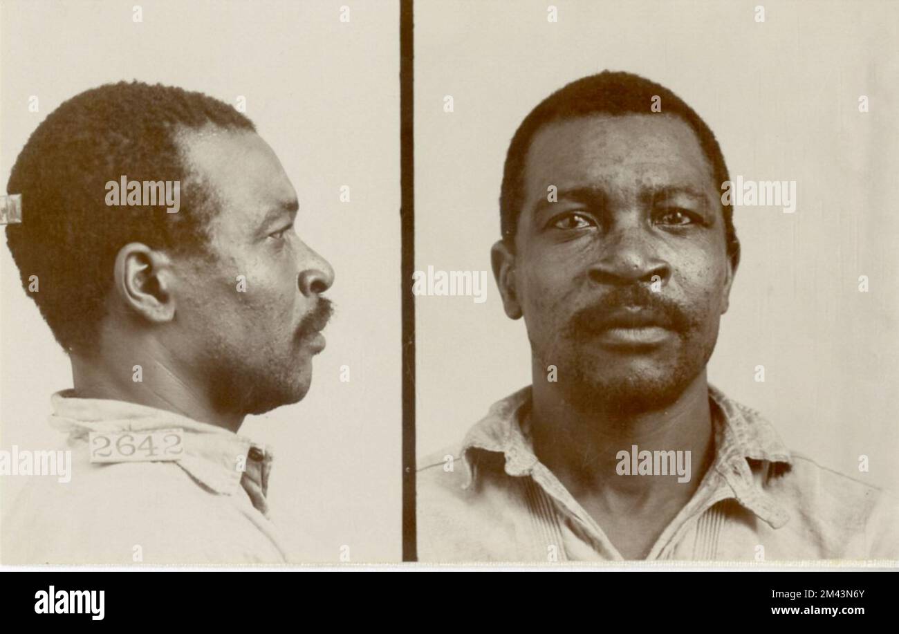 Photograph of John Johnson. Bureau of Prisons, Inmate case files Stock ...