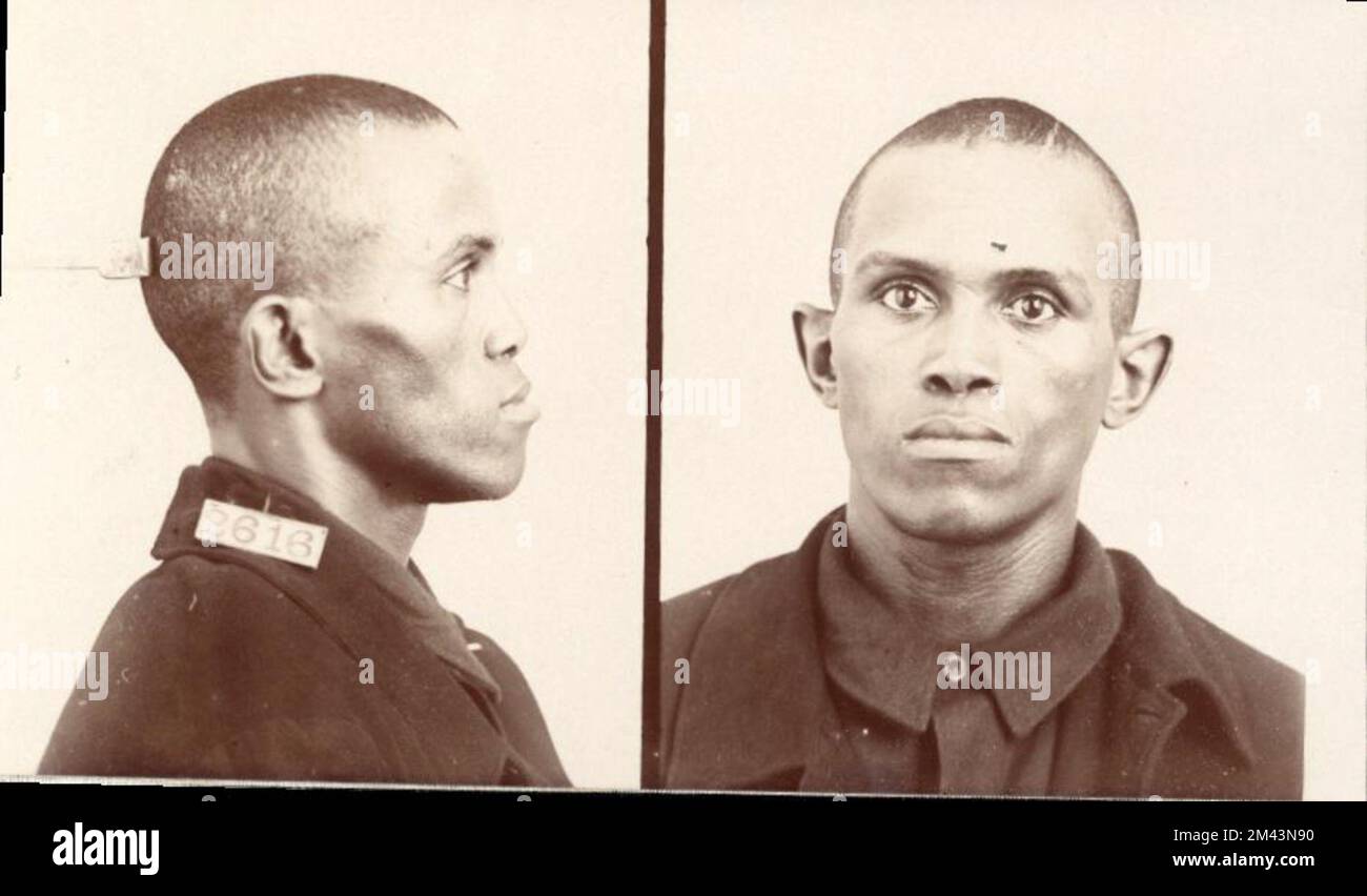 Photograph of Fredrick Morris. Bureau of Prisons, Inmate case files Stock Photo - Alamy