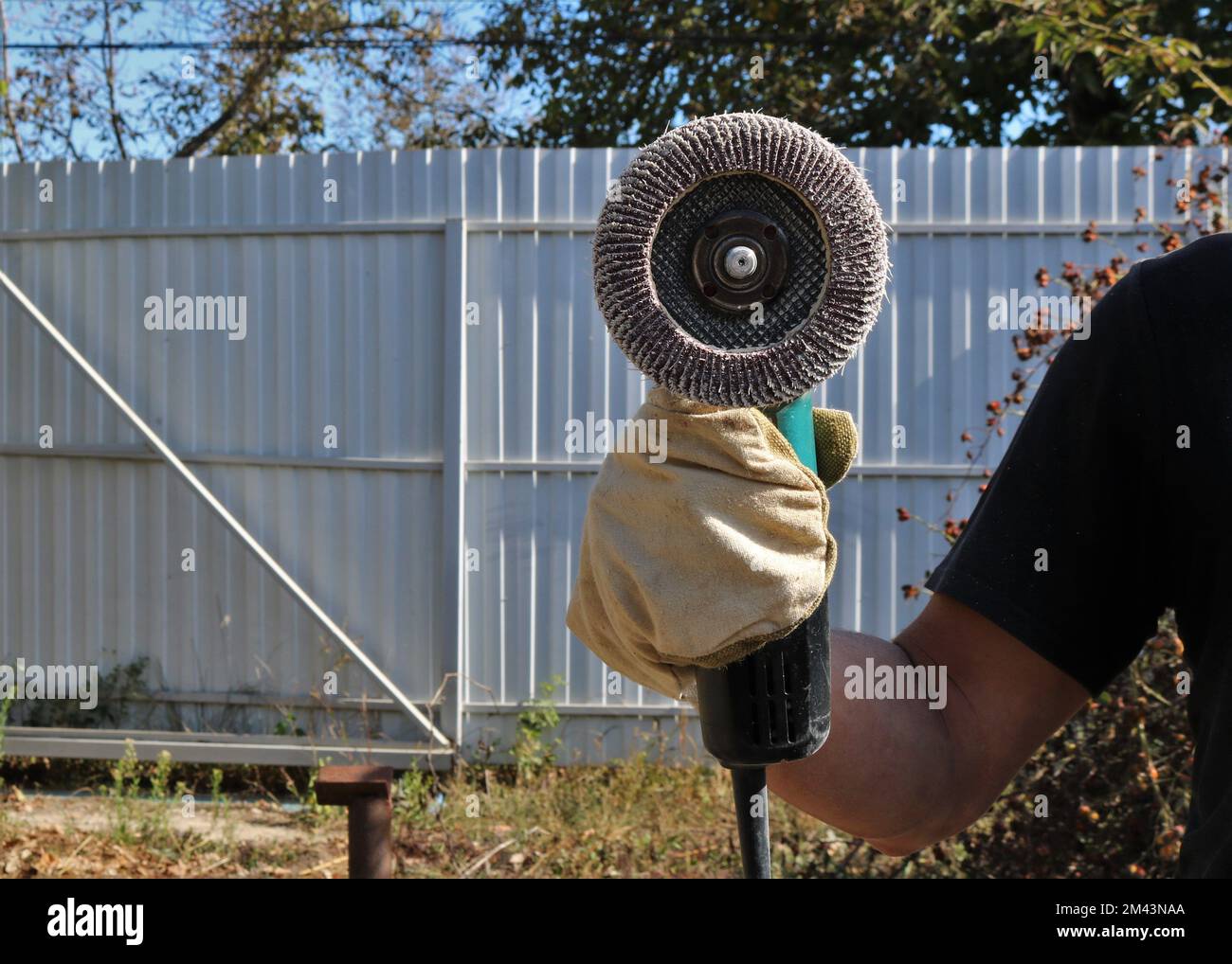 Grinding hand grinder in private hi-res stock photography and images ...