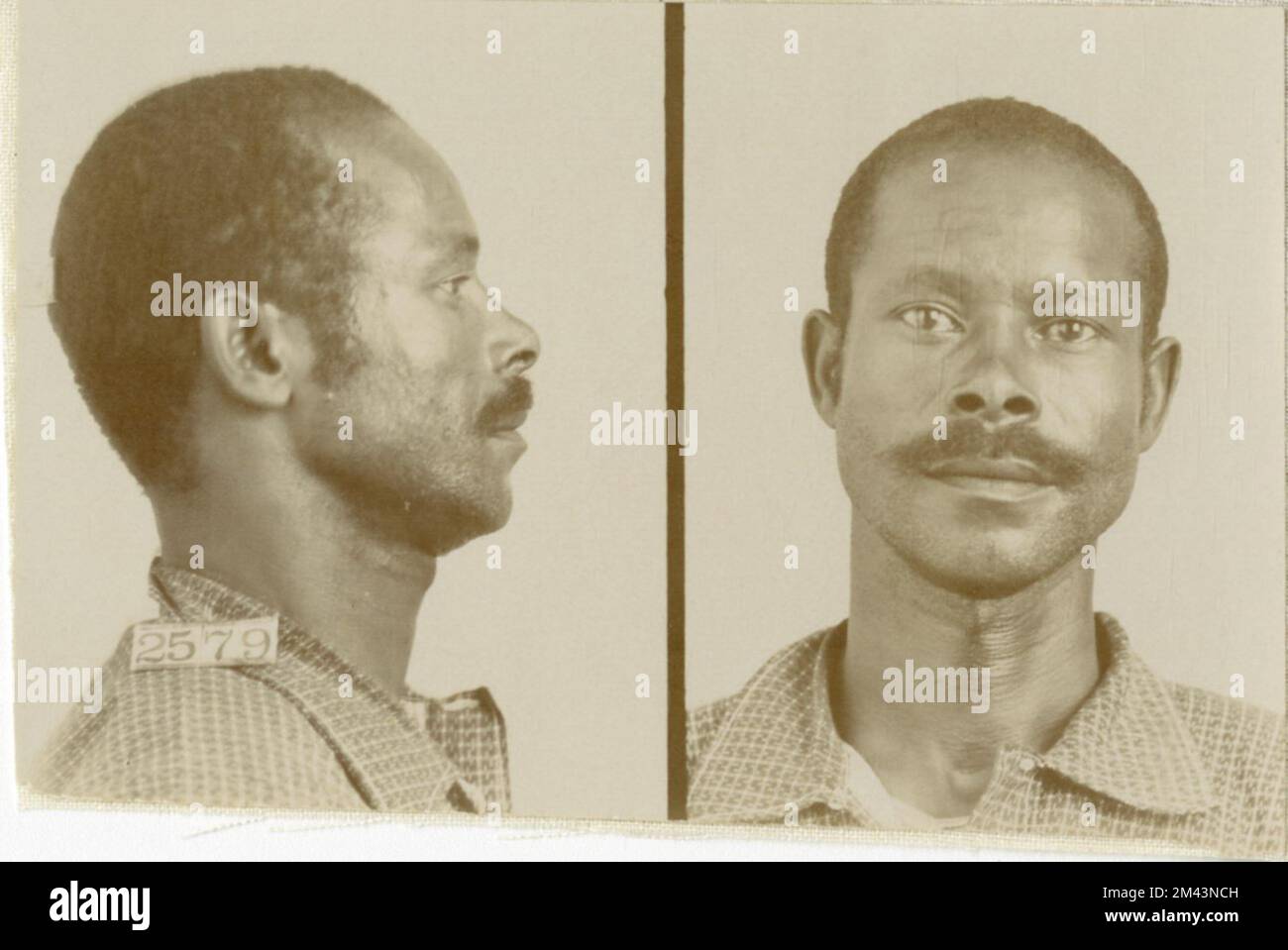 Photograph of Felix Brown. Bureau of Prisons, Inmate case files Stock ...