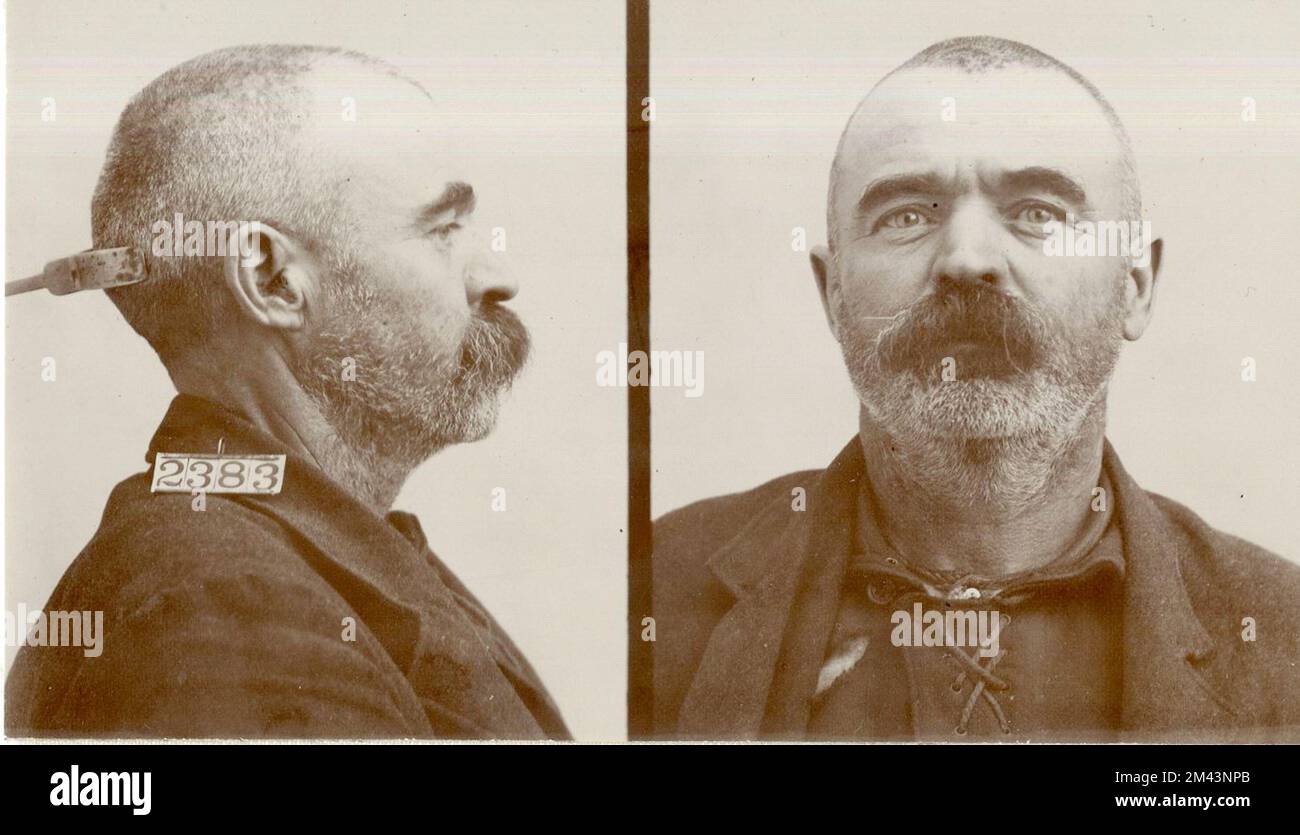 Photograph of Arthur Benson. Bureau of Prisons, Inmate case files Stock ...