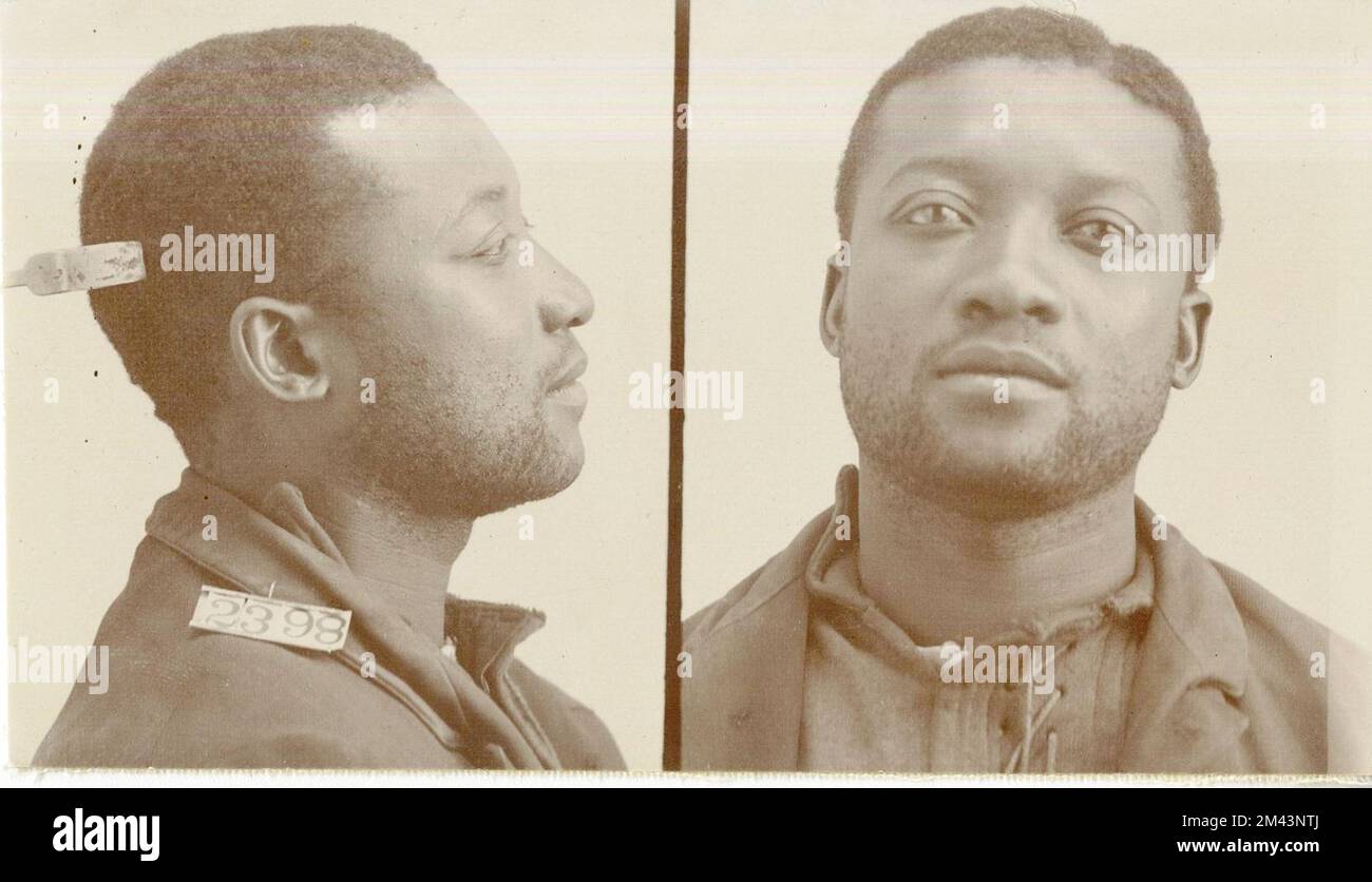 Photograph of George Tyson. Bureau of Prisons, Inmate case files Stock ...