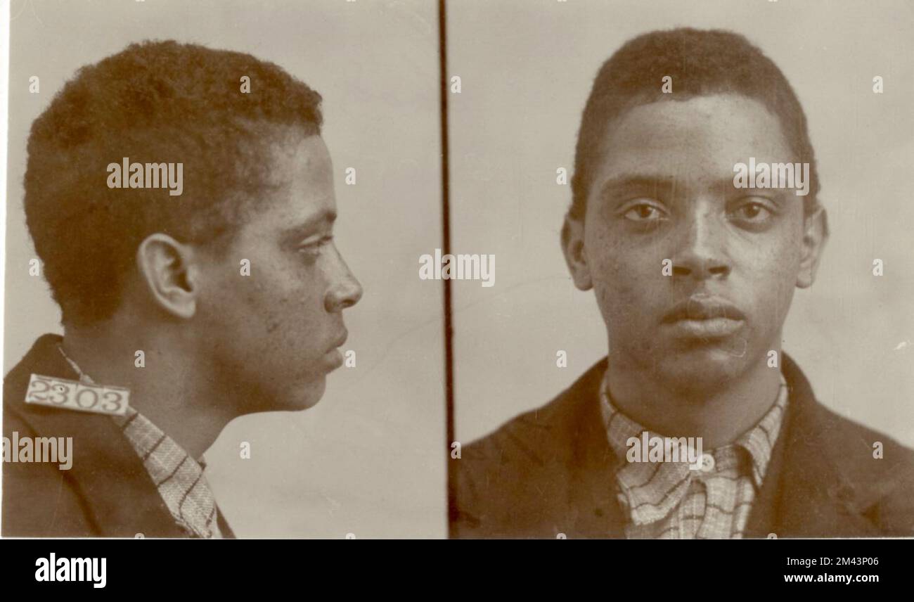 Photograph of Mose Thomas. Bureau of Prisons, Inmate case files Stock ...