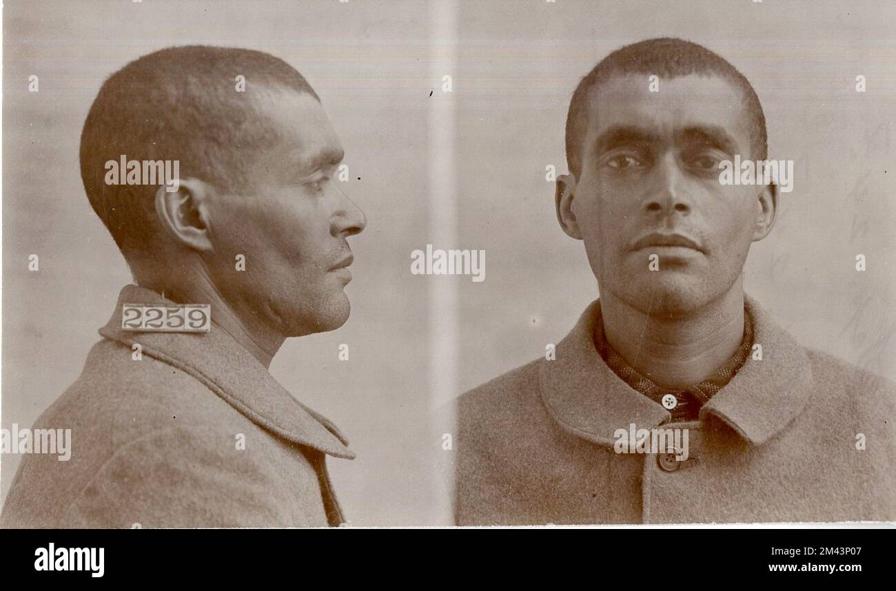 Photograph of E. M. Buckner. Bureau of Prisons, Inmate case files Stock ...