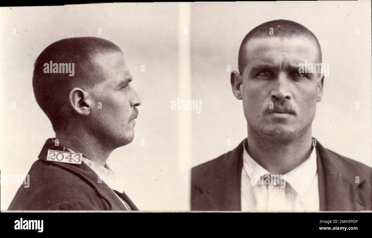 Photograph of Albert Thomas. Bureau of Prisons, Inmate case files Stock ...