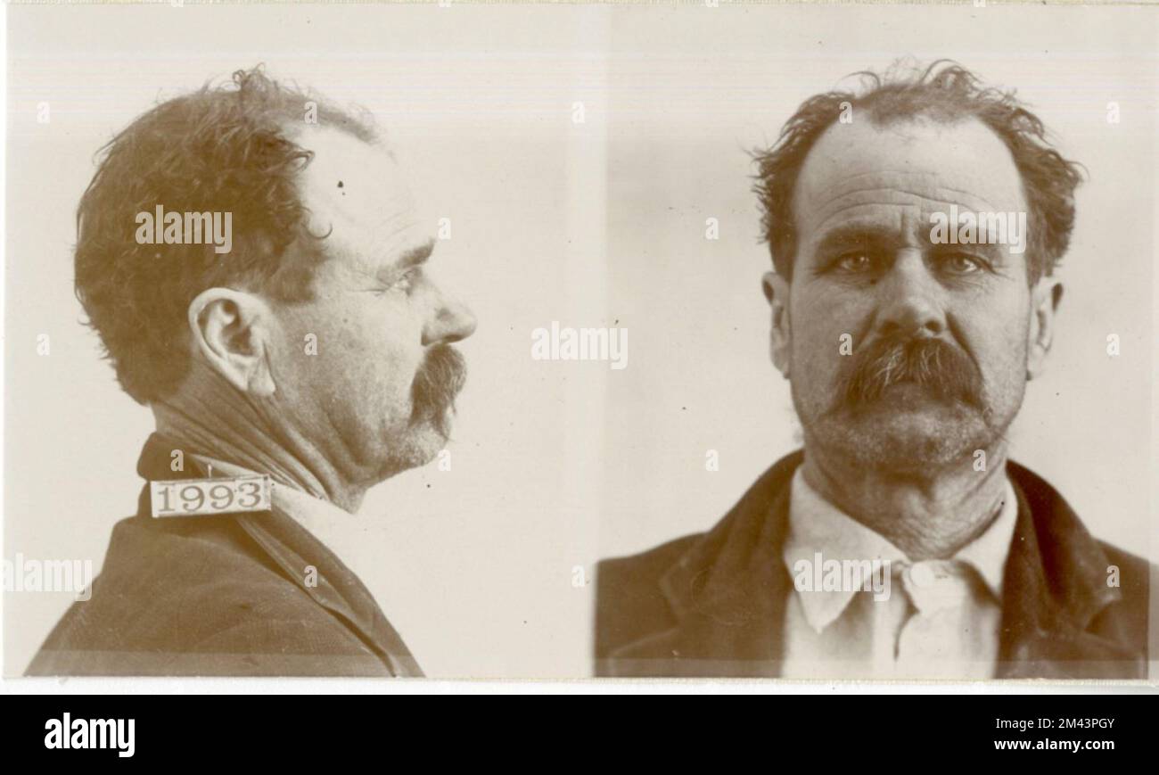 Photograph of Lon George. Bureau of Prisons, Inmate case files Stock ...