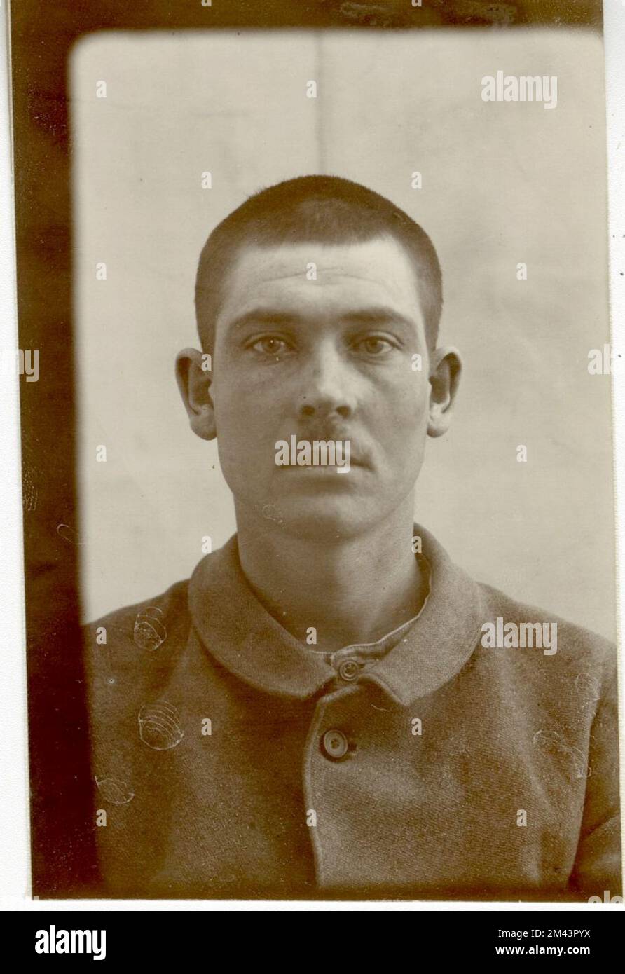 Photograph of Arthur Butler. Bureau of Prisons, Inmate case files Stock ...