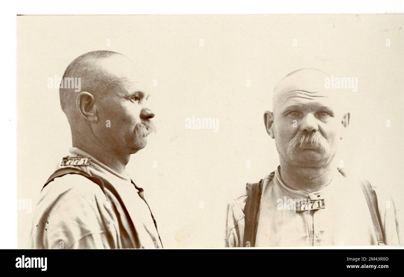 Photograph of C. C. Henry. Bureau of Prisons, Inmate case files Stock ...