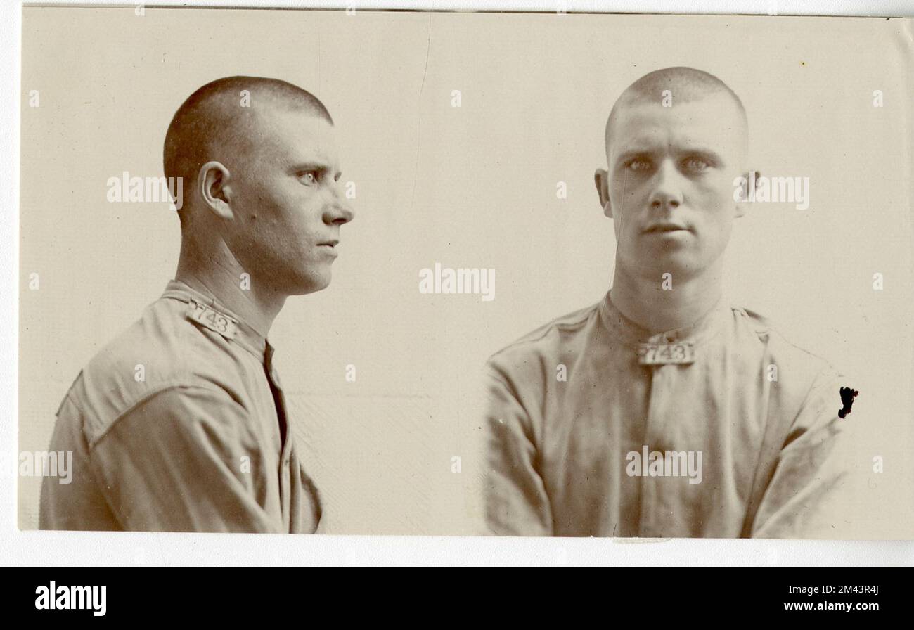 Photograph of M. S. Miller. Bureau of Prisons, Inmate case files Stock ...