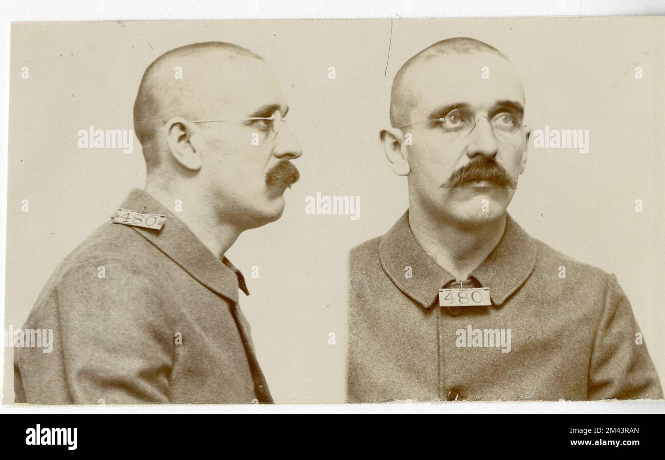 Photograph of William Hall. Bureau of Prisons, Inmate case files Stock ...