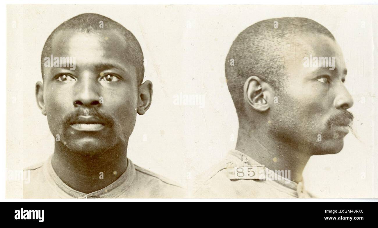 Photograph of Manuel Brown. Bureau of Prisons, Inmate case files Stock ...