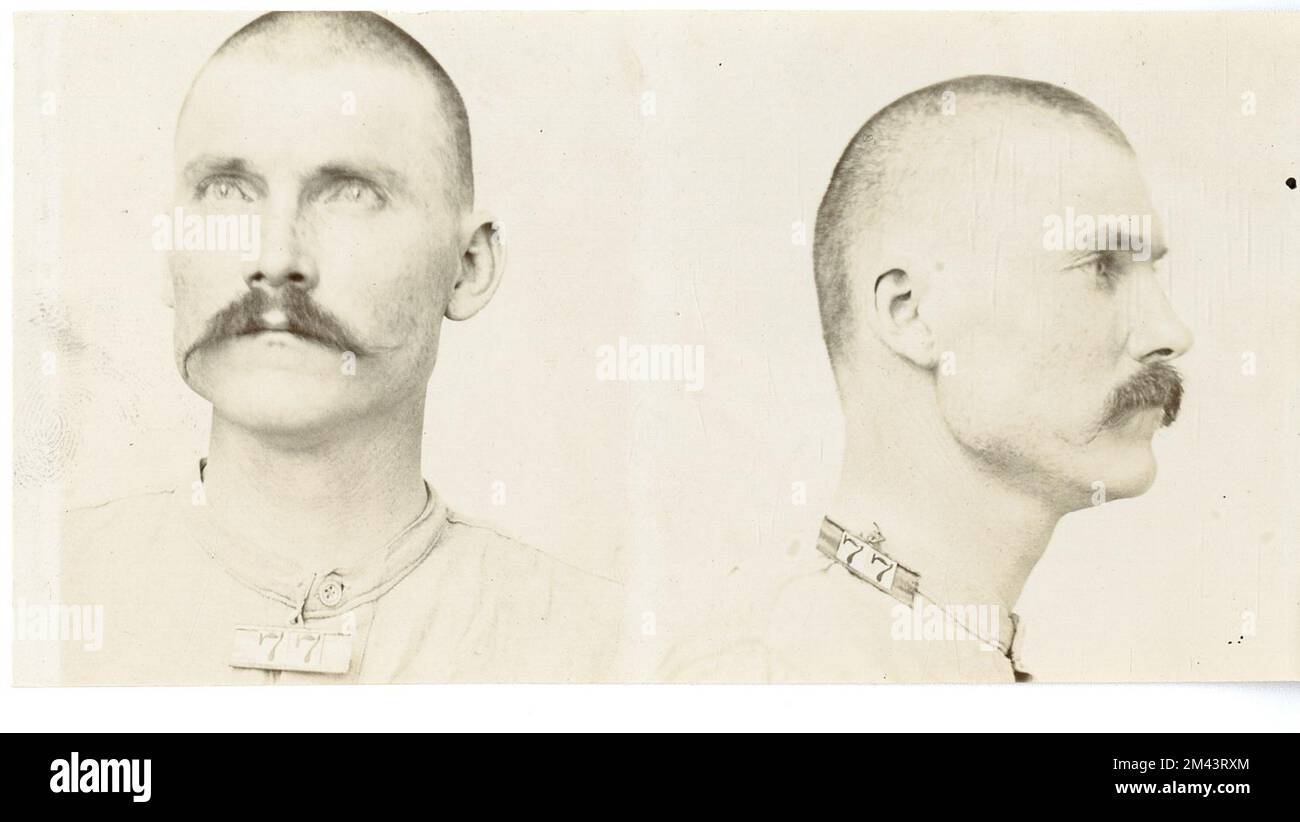 Photograph of Jesse Davis. Bureau of Prisons, Inmate case files Stock ...