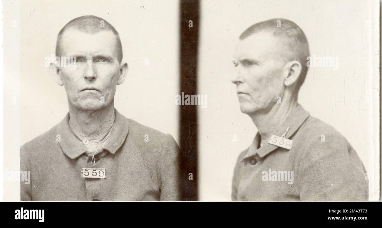 Photograph of J. D. Johnson. Bureau of Prisons, Inmate case files Stock ...
