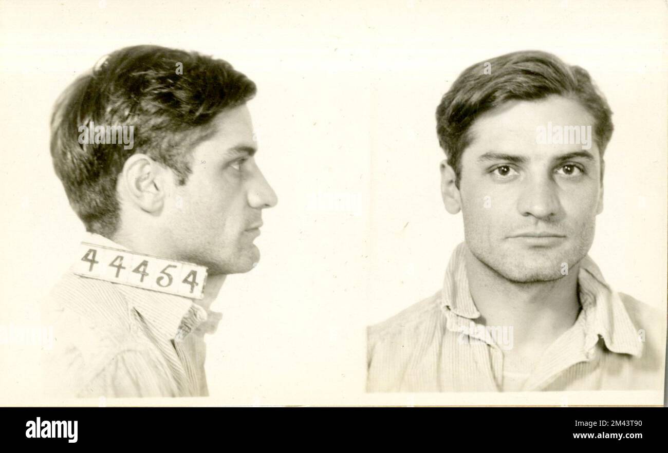 Photograph of Joe De Mayo. Bureau of Prisons, Inmate case files Stock ...