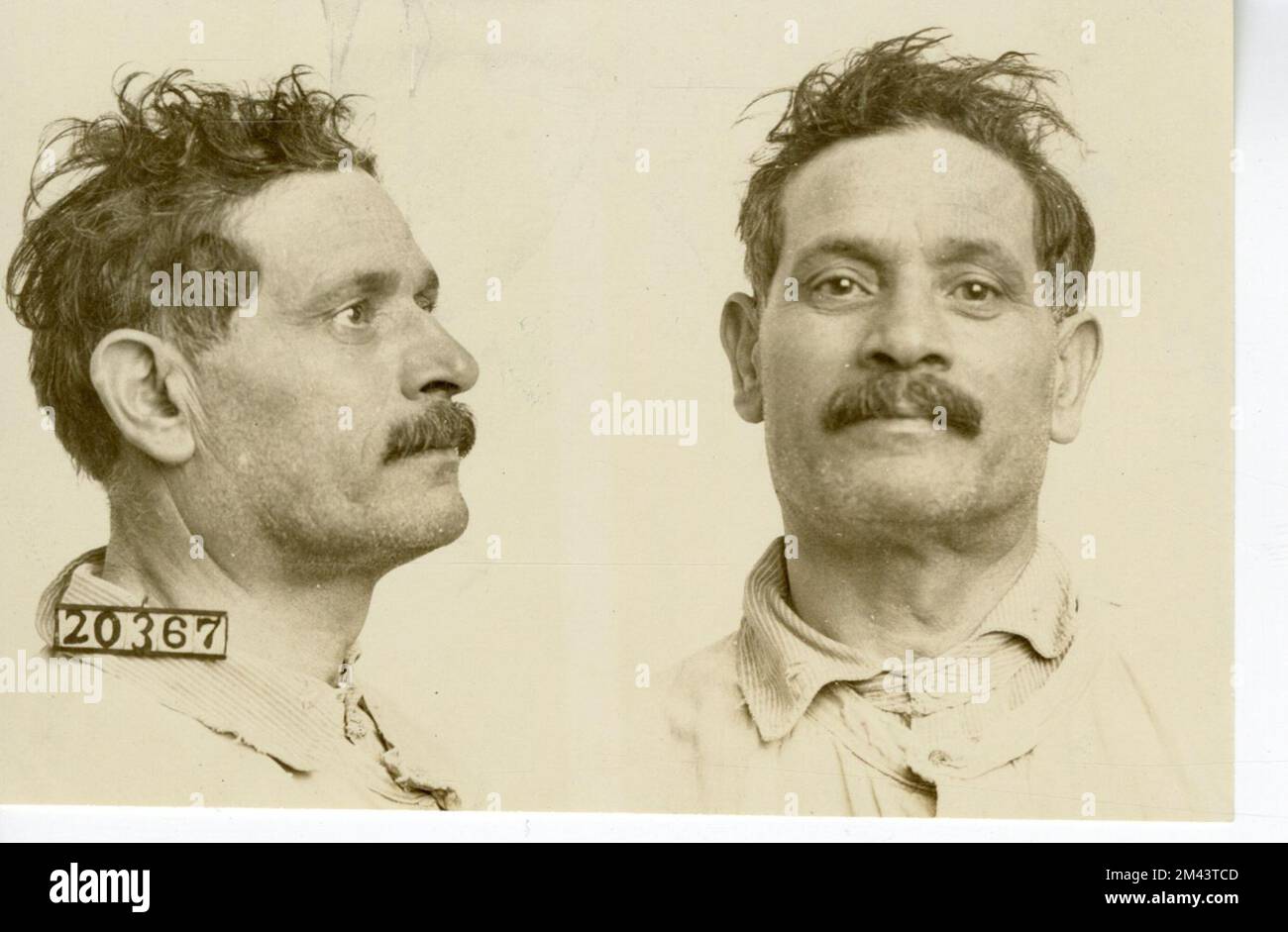 Photograph of Frank Calvar. Bureau of Prisons, Inmate case files Stock ...