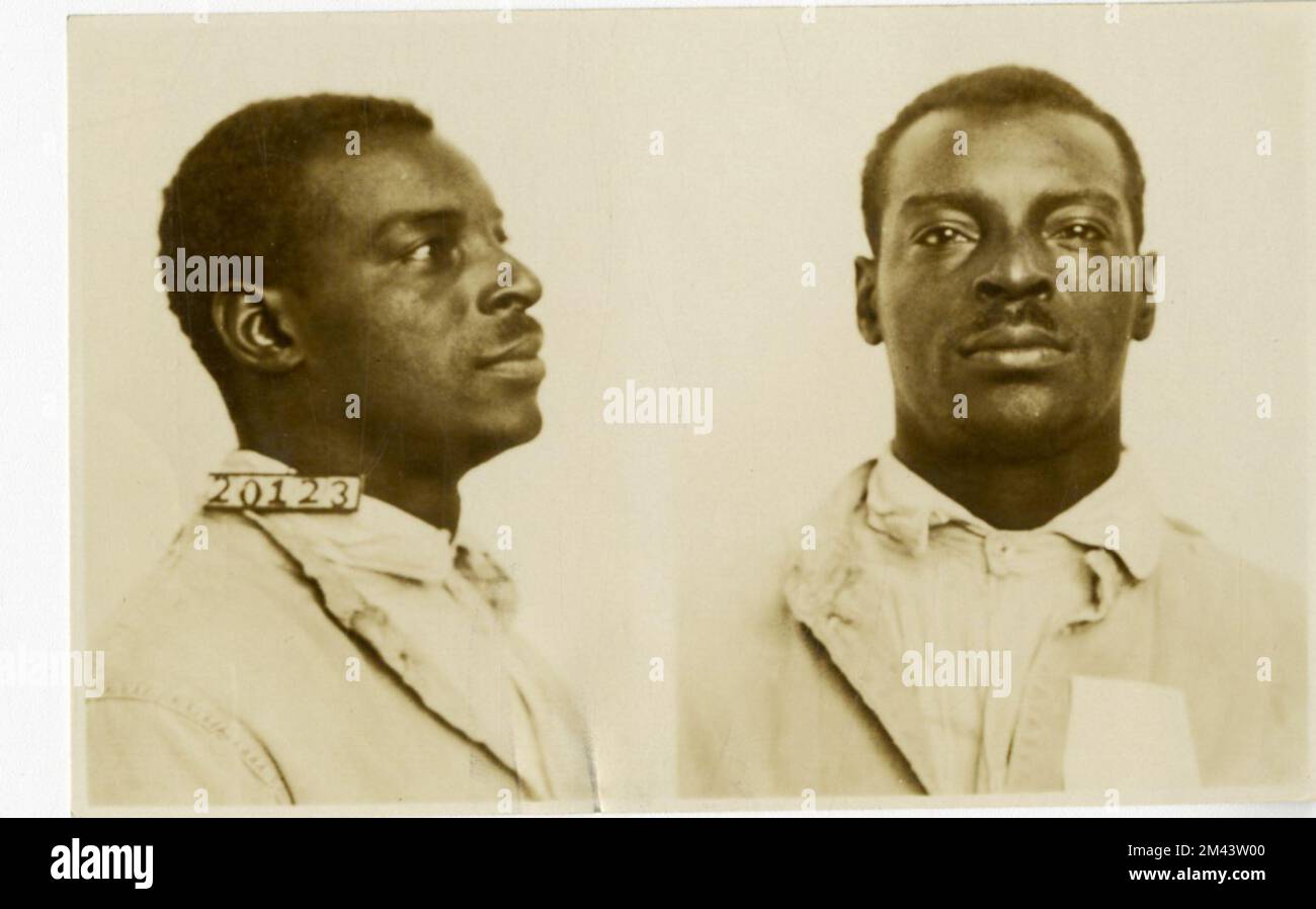 Photograph of Daniel Thomas. Bureau of Prisons, Inmate case files Stock ...