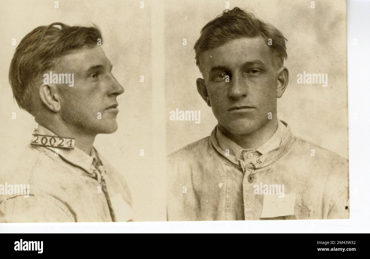 Photograph of K. H. Kinder. Bureau of Prisons, Inmate case files Stock ...