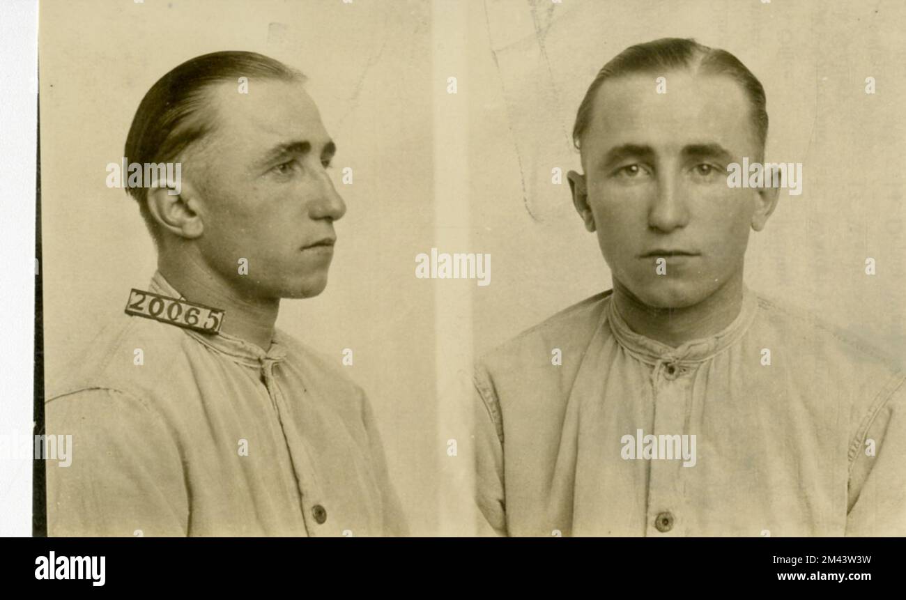 Photograph of Martin Portz. Bureau of Prisons, Inmate case files Stock ...