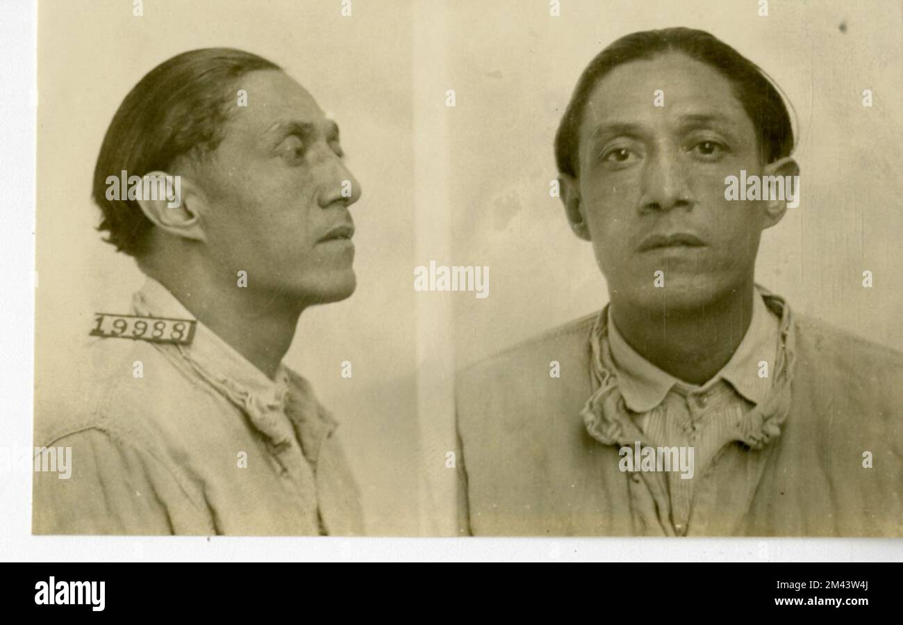 Photograph of George Allen. Bureau of Prisons, Inmate case files Stock ...