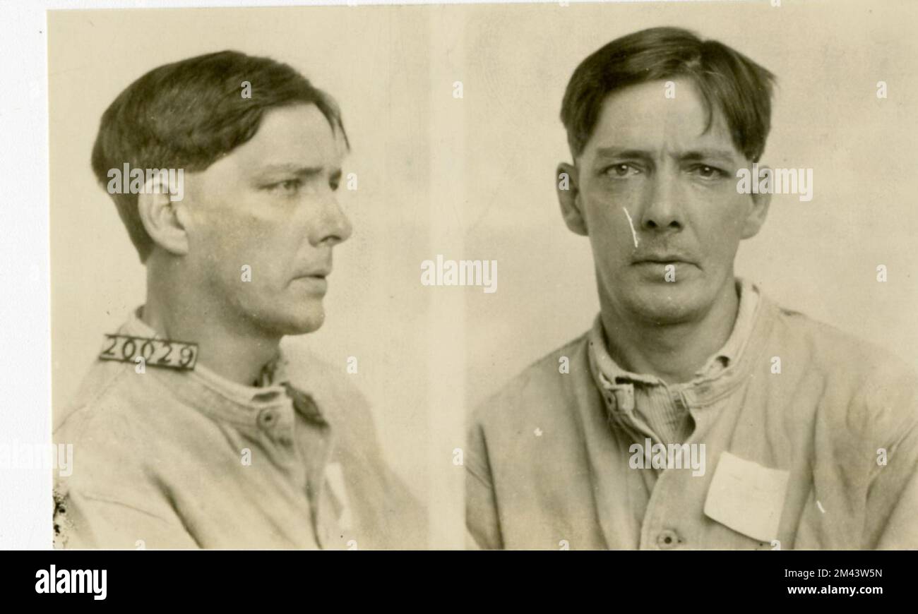 Photograph of Frank Crow. Bureau of Prisons, Inmate case files Stock ...