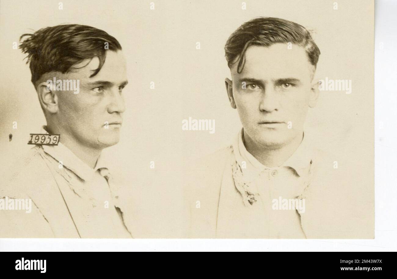 Photograph of Ray Carroll. Bureau of Prisons, Inmate case files Stock ...