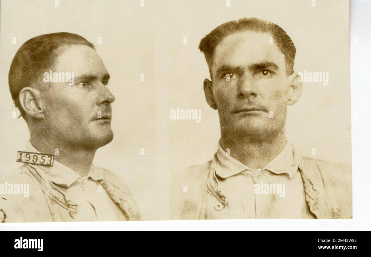 Photograph of C. R. Lee. Bureau of Prisons, Inmate case files Stock ...