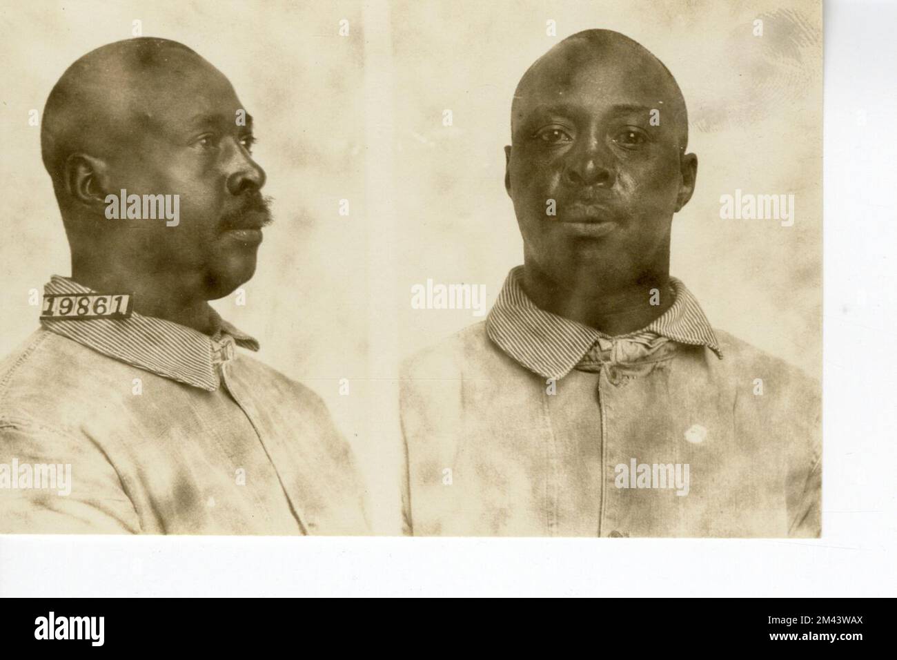 Photograph of George Clay. Bureau of Prisons, Inmate case files Stock ...