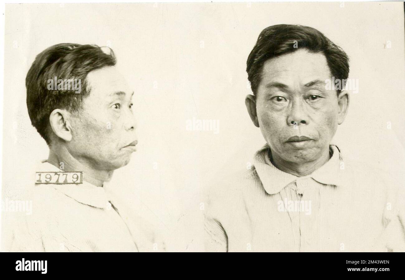 Photograph of Low Tai. Bureau of Prisons, Inmate case files Stock Photo ...