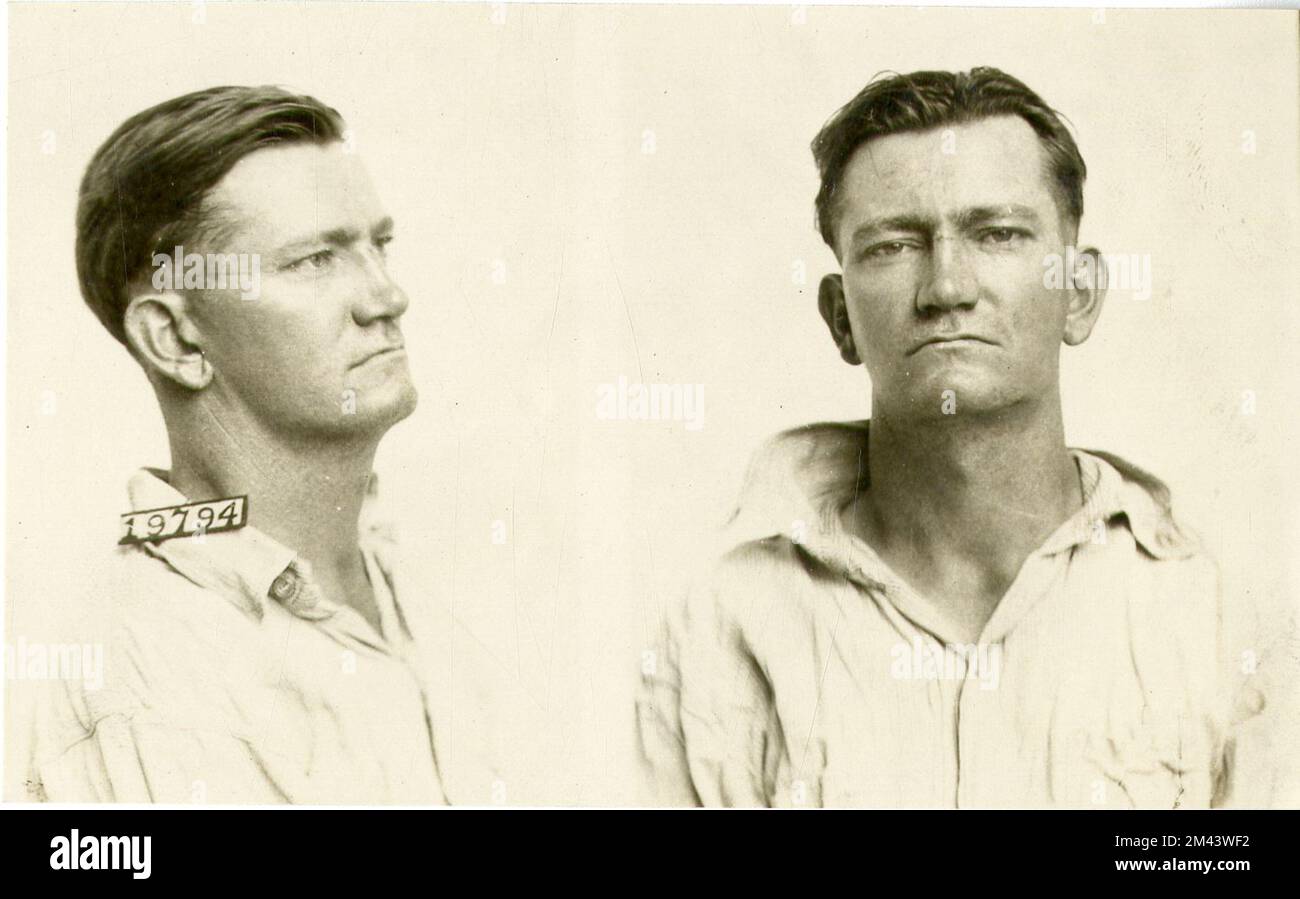 Photograph of George Guinan. Bureau of Prisons, Inmate case files Stock ...