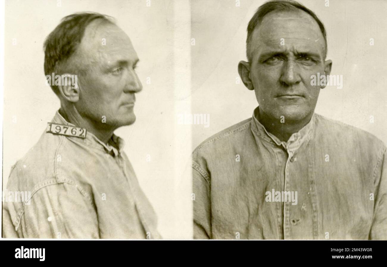 Photograph of Charles Mitchell. Bureau of Prisons, Inmate case files Stock Photo - Alamy