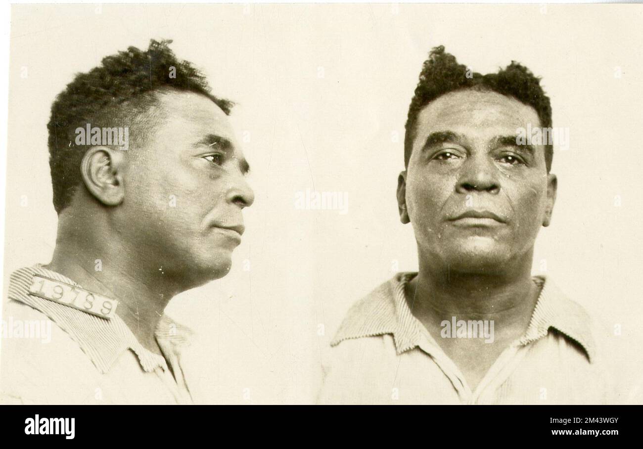 Photograph of Walter Murray. Bureau of Prisons, Inmate case files Stock ...