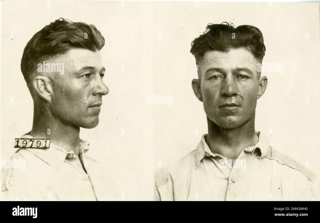 Photograph of Ray Myers. Bureau of Prisons, Inmate case files Stock ...