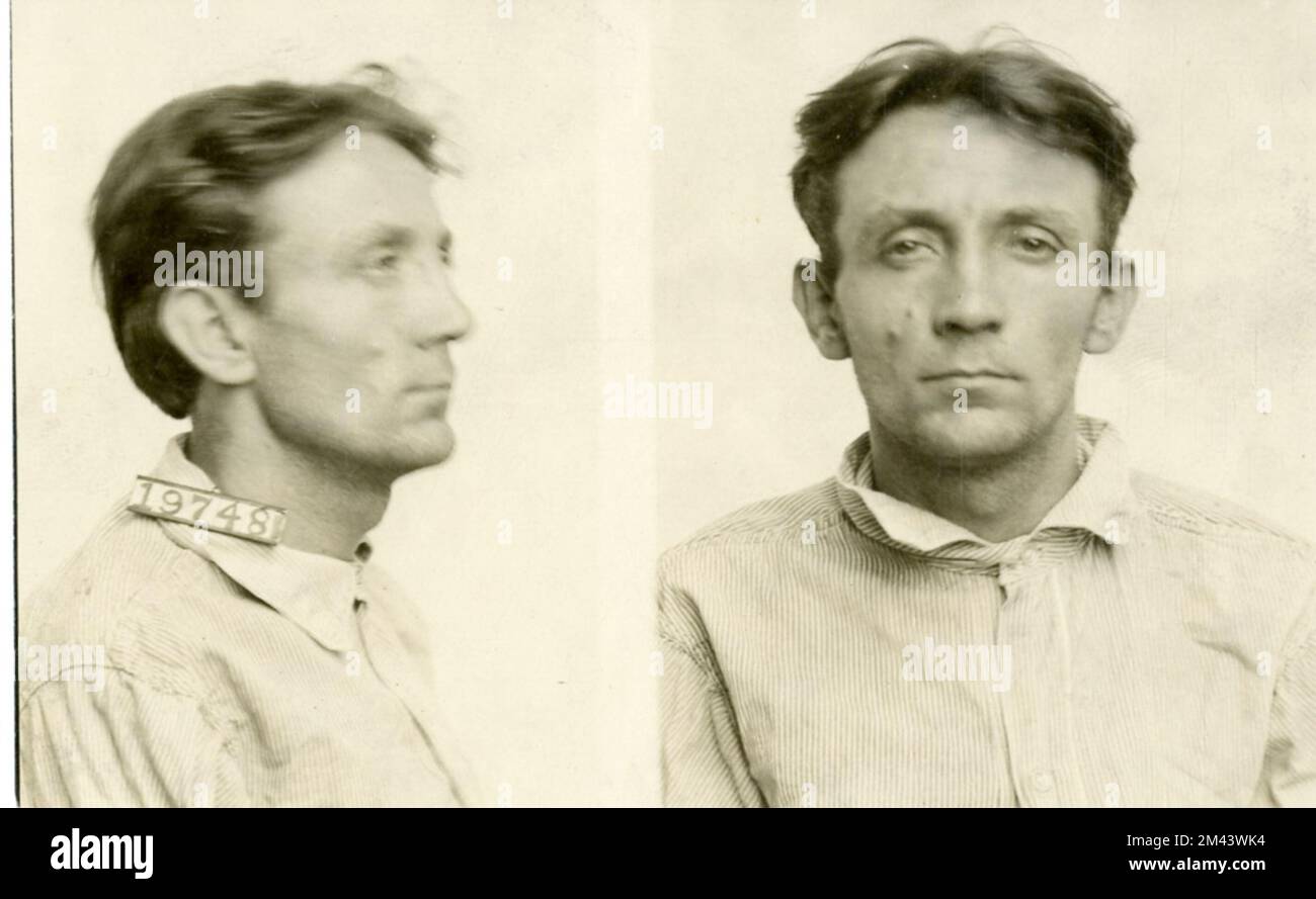 Photograph of Lewis Klein. Bureau of Prisons, Inmate case files Stock ...