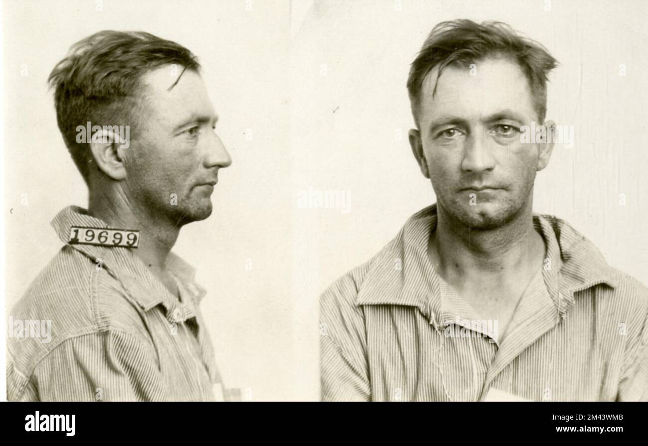 Photograph of James Kennedy. Bureau of Prisons, Inmate case files Stock ...