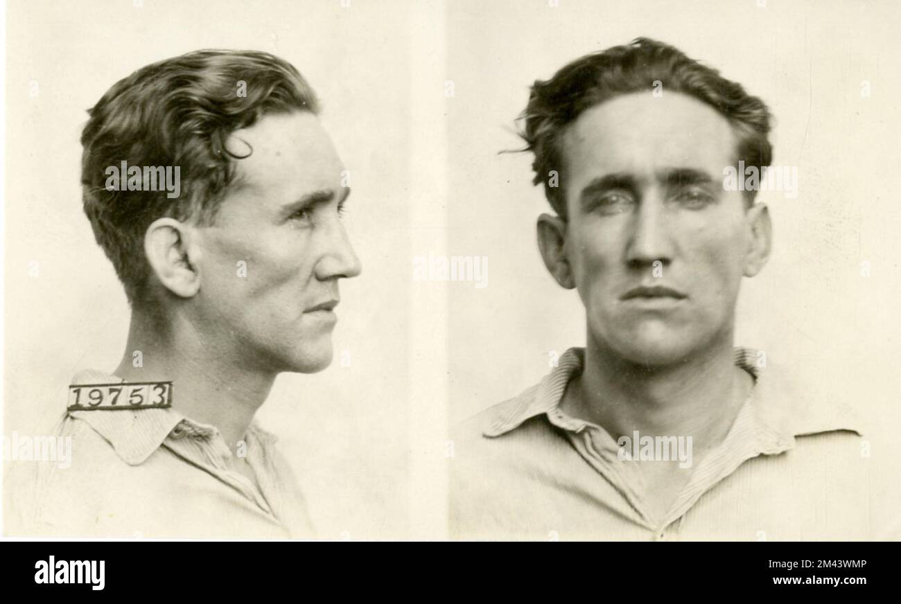 Photograph of Albert Tilden Parker. Bureau of Prisons, Inmate case ...