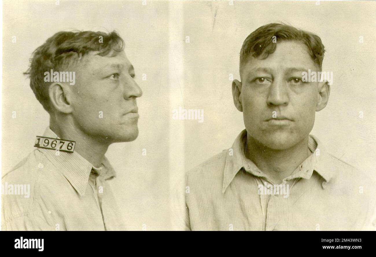 Photograph of Charles Wicks. Bureau of Prisons, Inmate case files Stock ...
