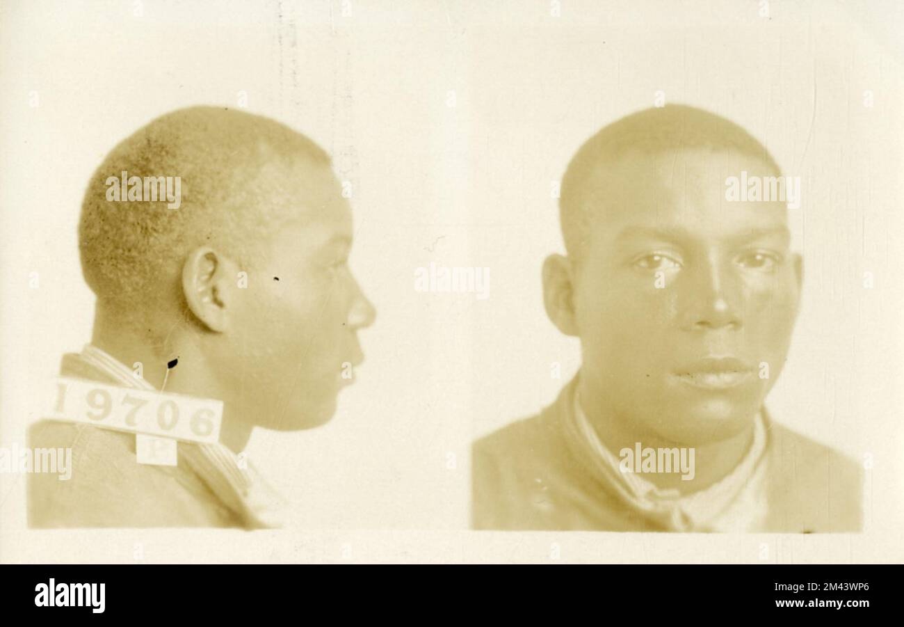 Photograph of Joseph Fleet. Bureau of Prisons, Inmate case files Stock ...