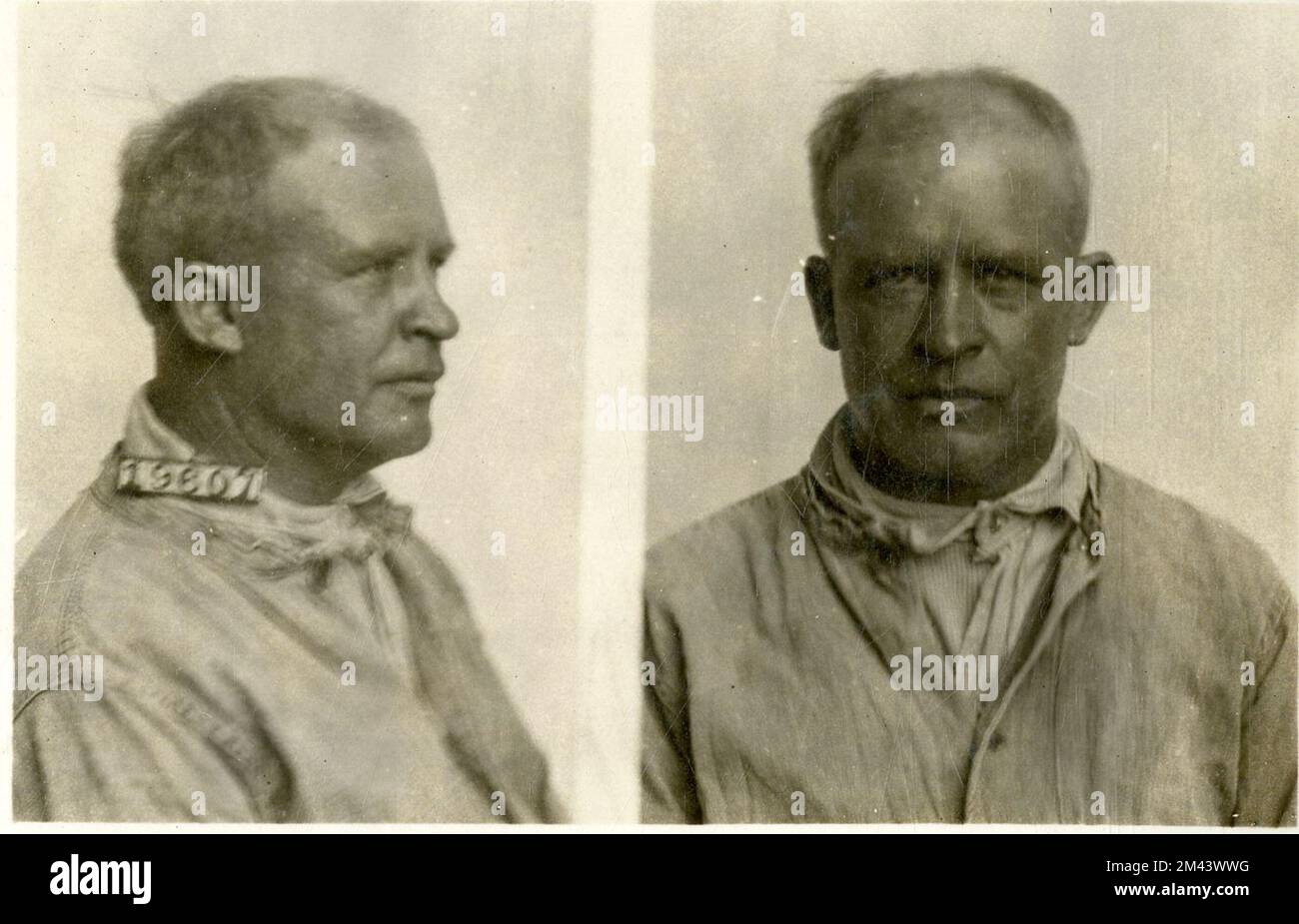 Photograph of T. B. Riley. Bureau of Prisons, Inmate case files Stock ...