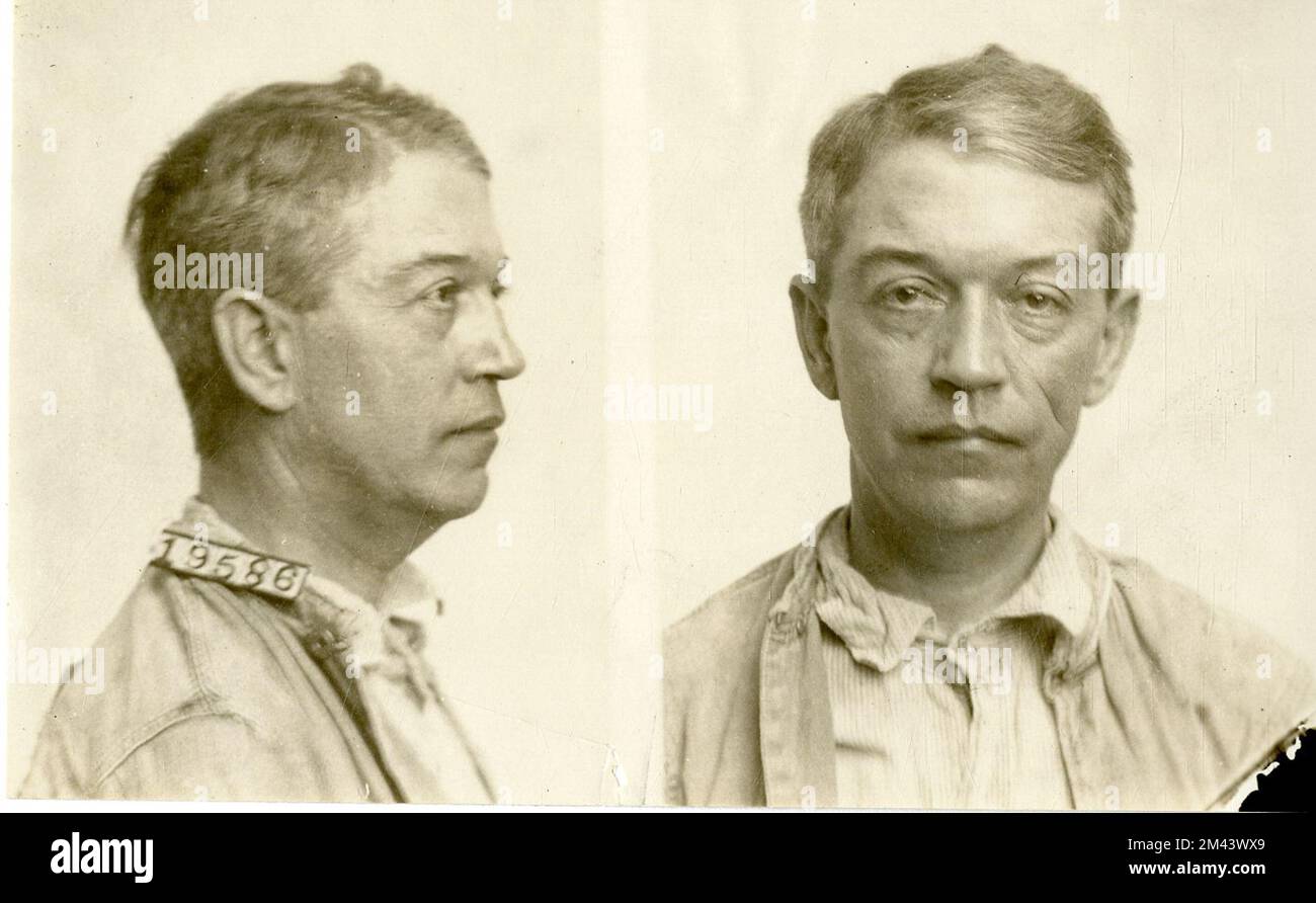 Photograph of J. H. Carter. Bureau of Prisons, Inmate case files Stock ...