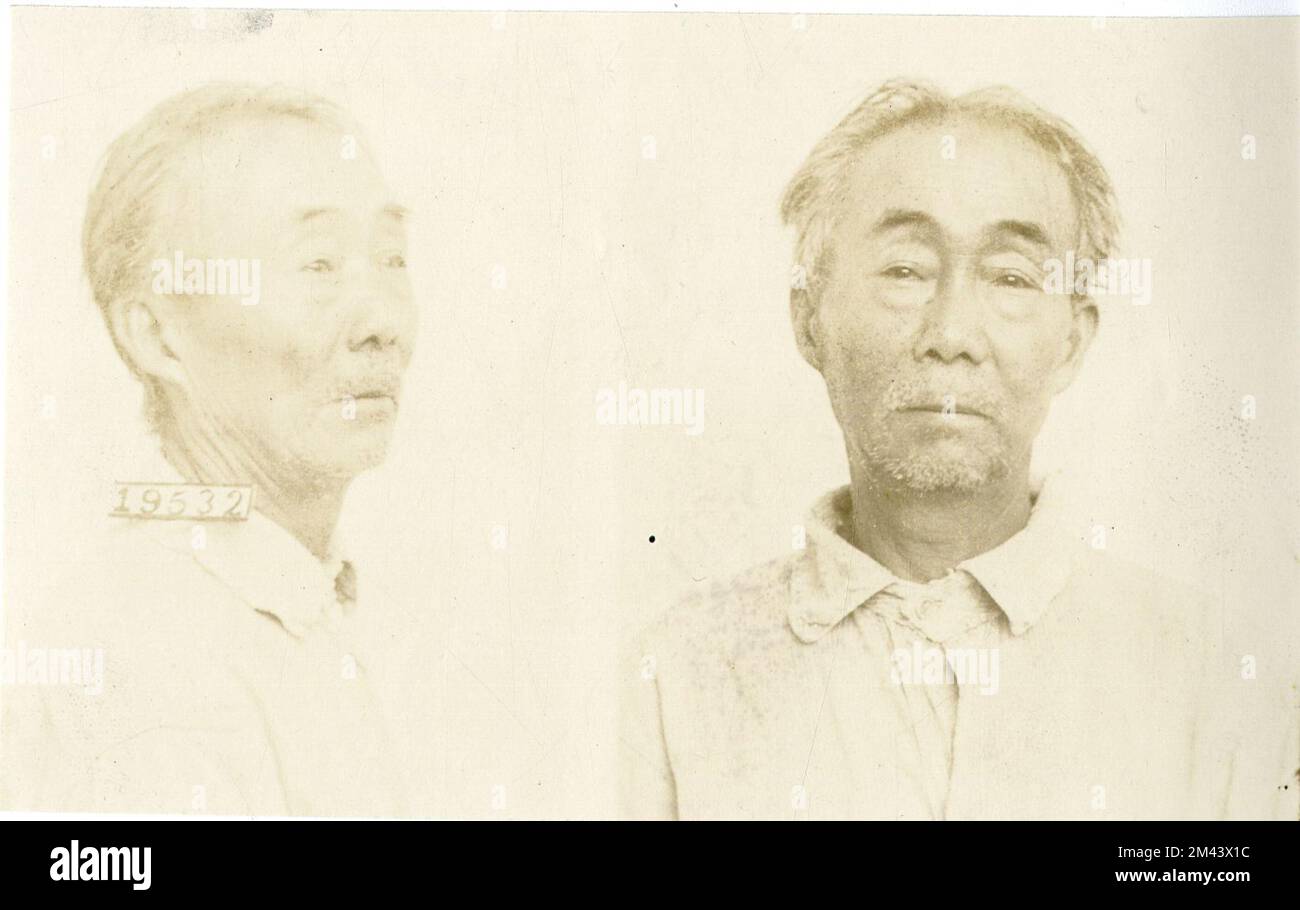 Photograph of Tom Bow. Bureau of Prisons, Inmate case files Stock Photo ...