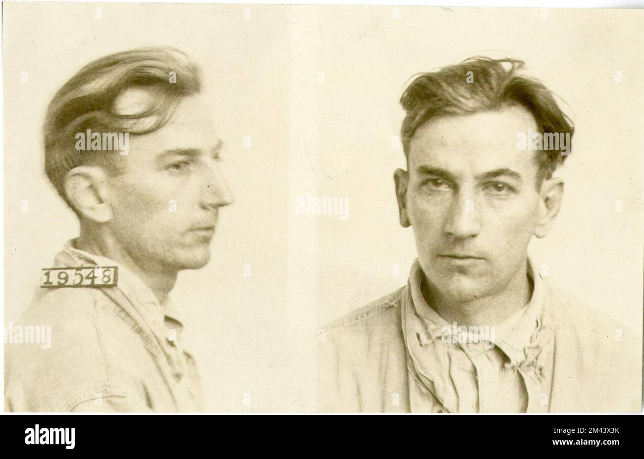Photograph of Harry Ryan. Bureau of Prisons, Inmate case files Stock ...