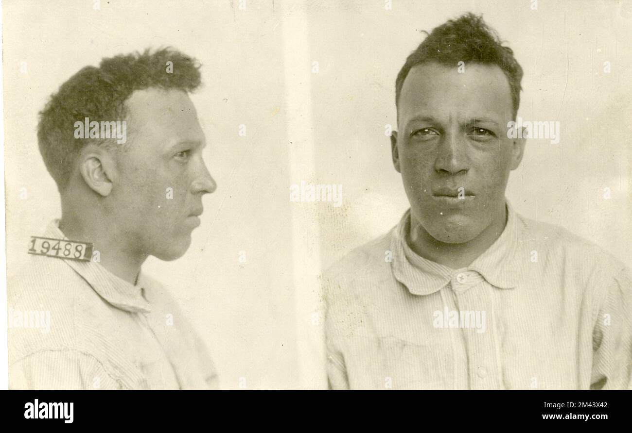 Photograph of Leslie Reeves. Bureau of Prisons, Inmate case files Stock ...