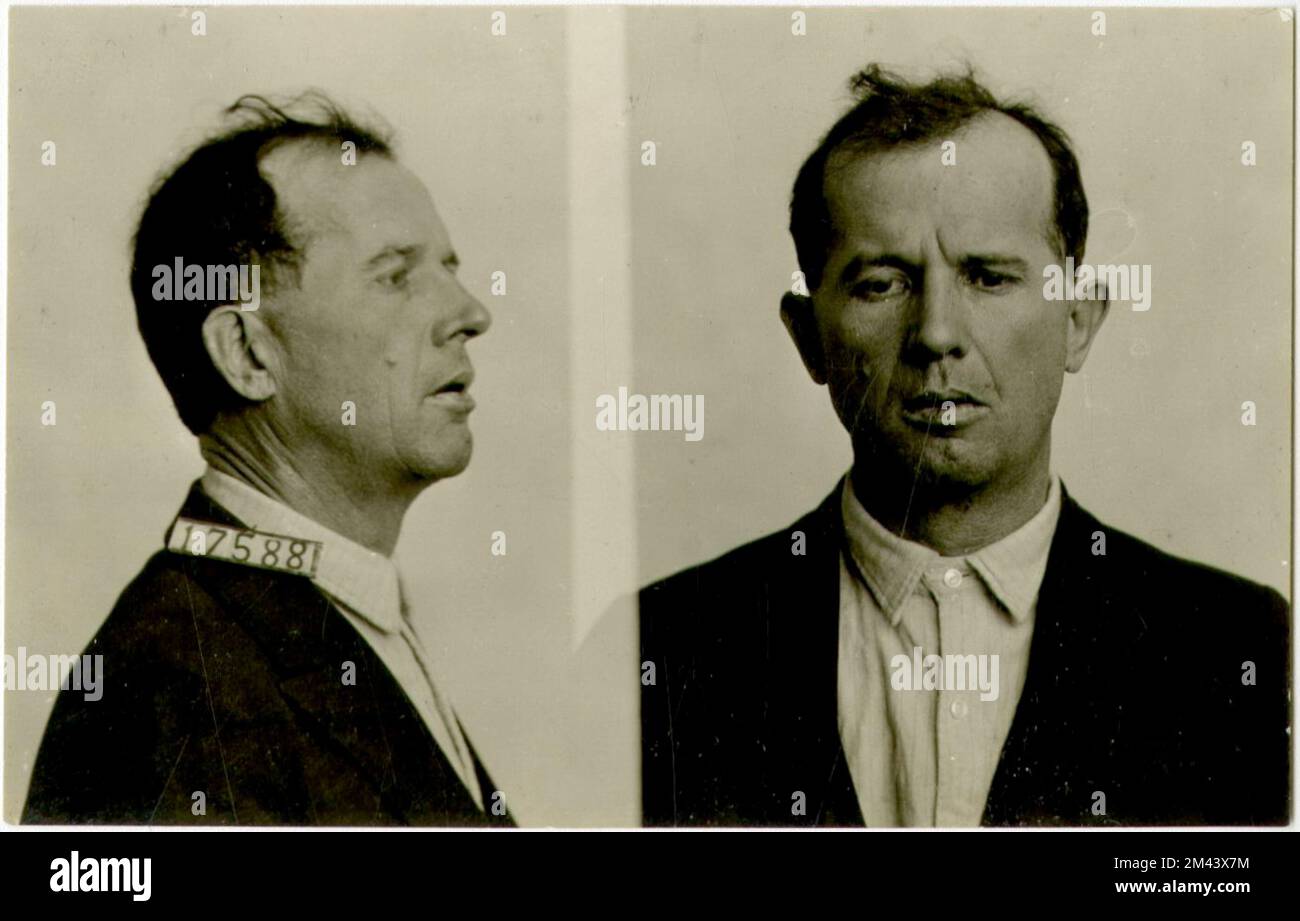 Photograph of Walter Martin. Bureau of Prisons, Inmate case files Stock ...
