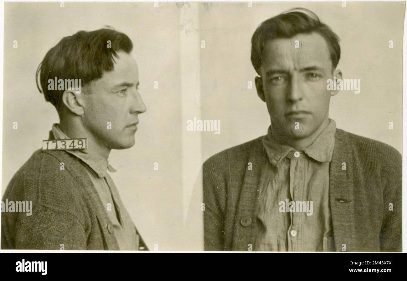 Photograph of John Carr. Bureau of Prisons, Inmate case files Stock ...