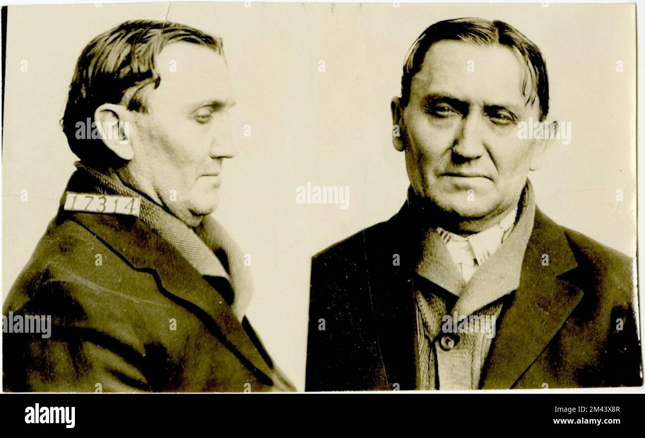 Photograph of J. W. Carter. Bureau of Prisons, Inmate case files Stock ...