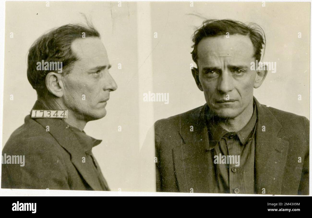 Photograph of Roy Baker. Bureau of Prisons, Inmate case files Stock ...