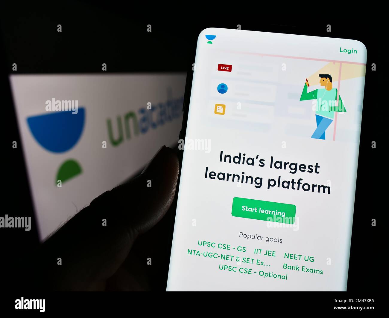 Unacademy logo hi-res stock photography and images - Alamy