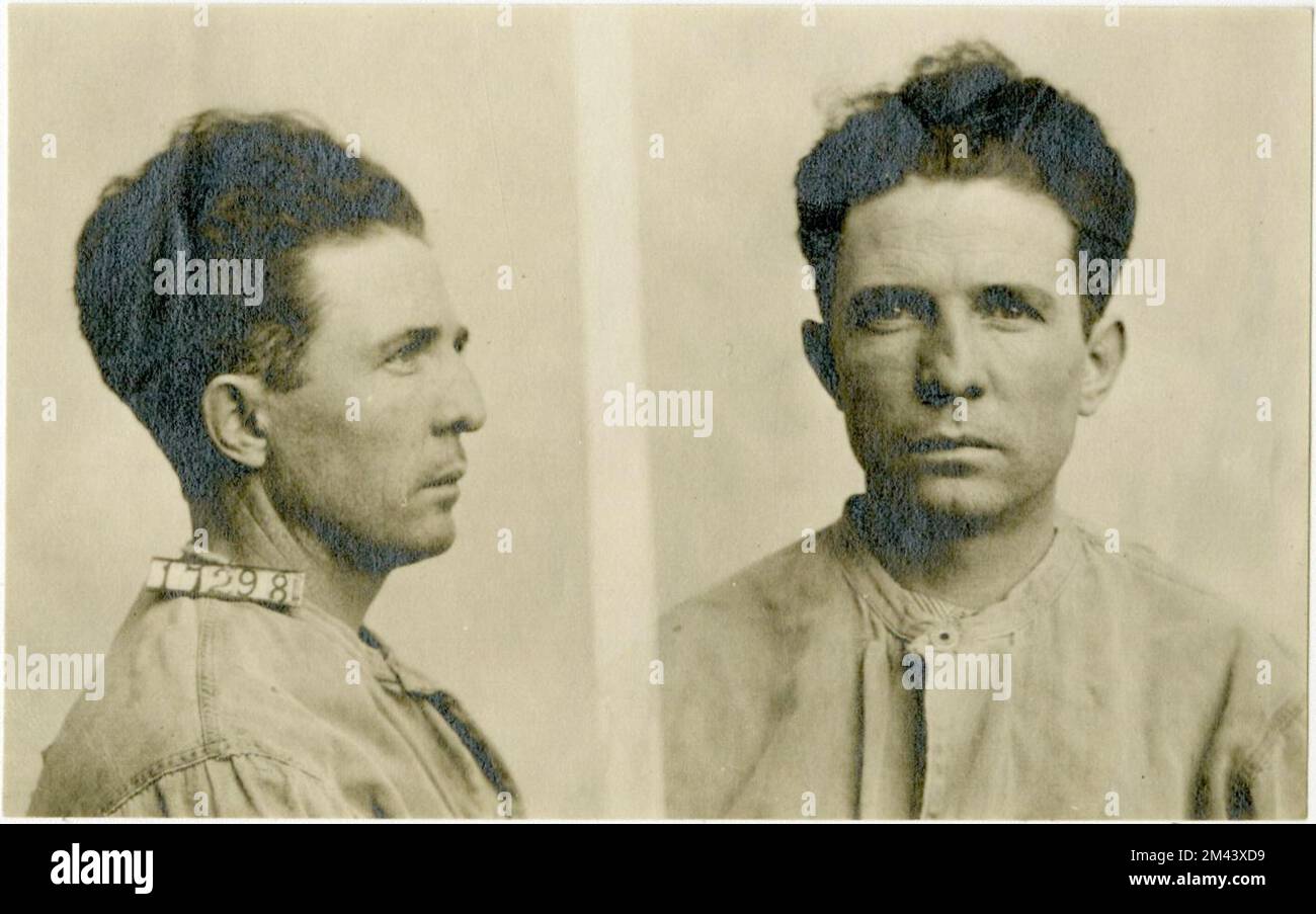 Photograph Of J P Murphy Bureau Of Prisons Inmate Case Files Stock