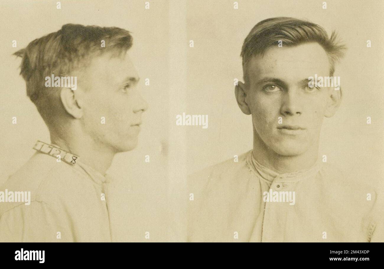 Photograph of Fred H. Stover. Bureau of Prisons, Inmate case files ...