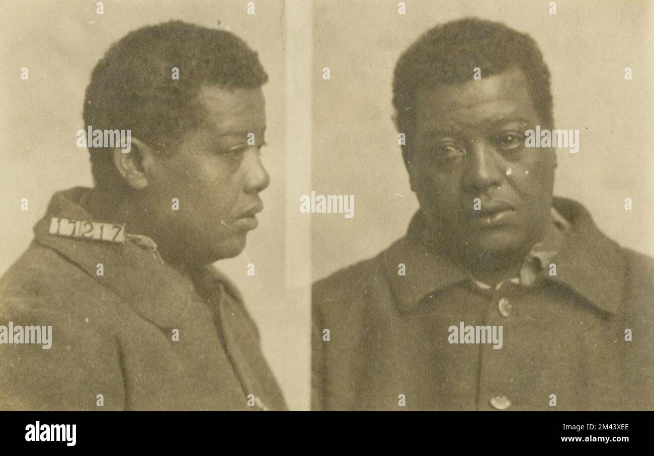 Photograph of George Hinton. Bureau of Prisons, Inmate case files Stock ...